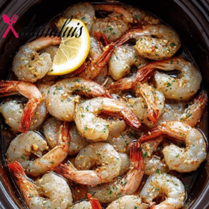 Slow Cooker 5-Ingredient Garlic Butter Shrimp