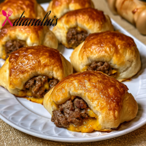 Oven Baked Beef Crescent Puffs